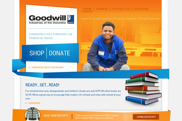 Goodwill-structure WordPress theme, sites using Goodwill-structure